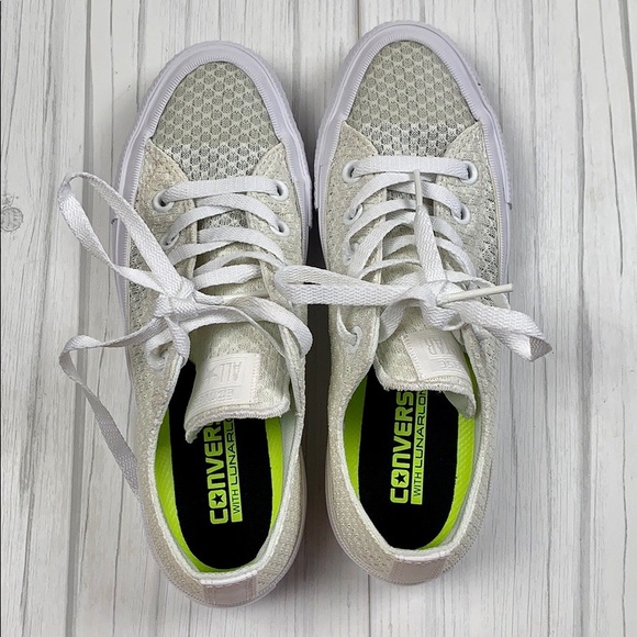 Converse | Shoes | Chuck 2 Cream Mesh Converse | Poshmark